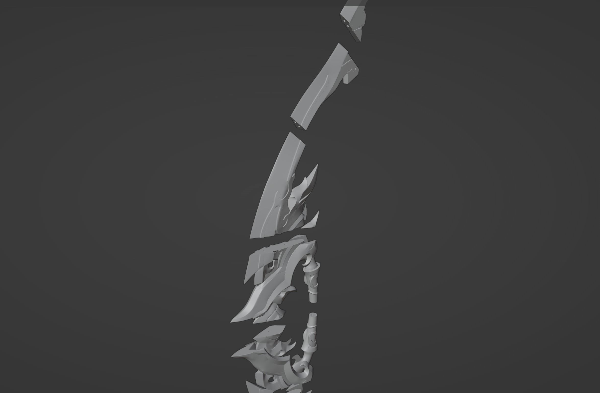 Genshin Impact - Fischl Rust Bow Digital 3D Model 3D model 3D printable ...