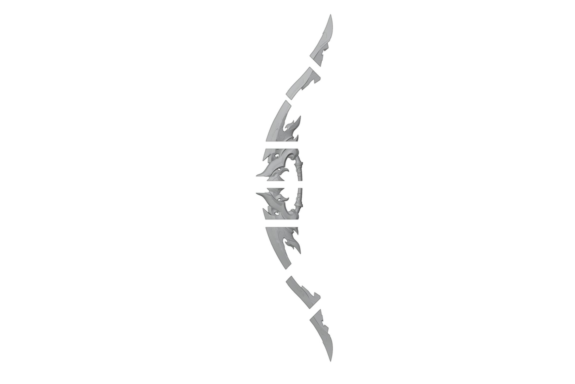 Genshin Impact - Fischl Rust Bow Digital 3D Model 3D model 3D printable ...