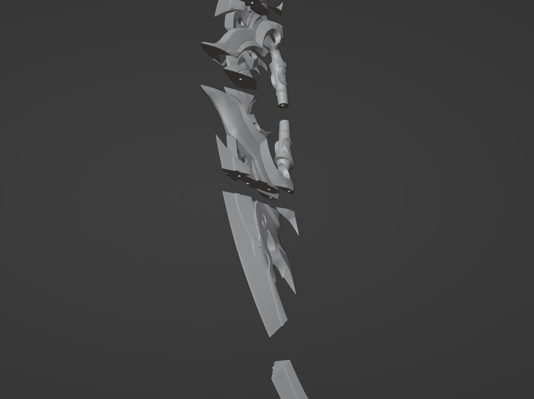 Genshin Impact - Fischl Rust Bow Digital 3D Model 3D model 3D printable ...