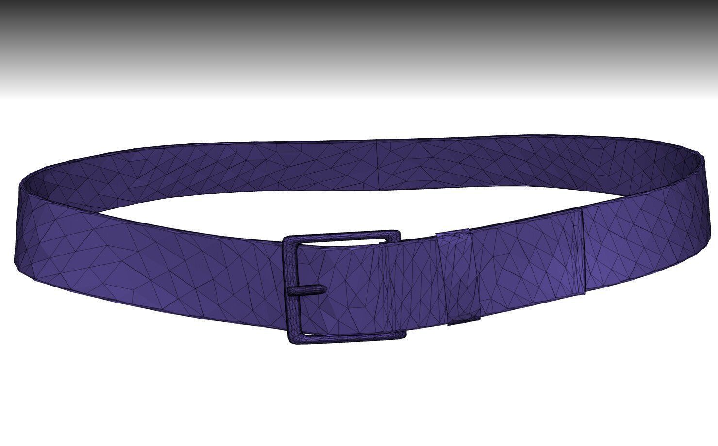 3D model CLASSIC LEATHER BELT PBR VR / AR / low-poly | CGTrader