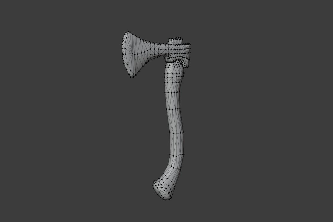 3D model Rust museum scandinavian battle axe VR / AR / low-poly | CGTrader