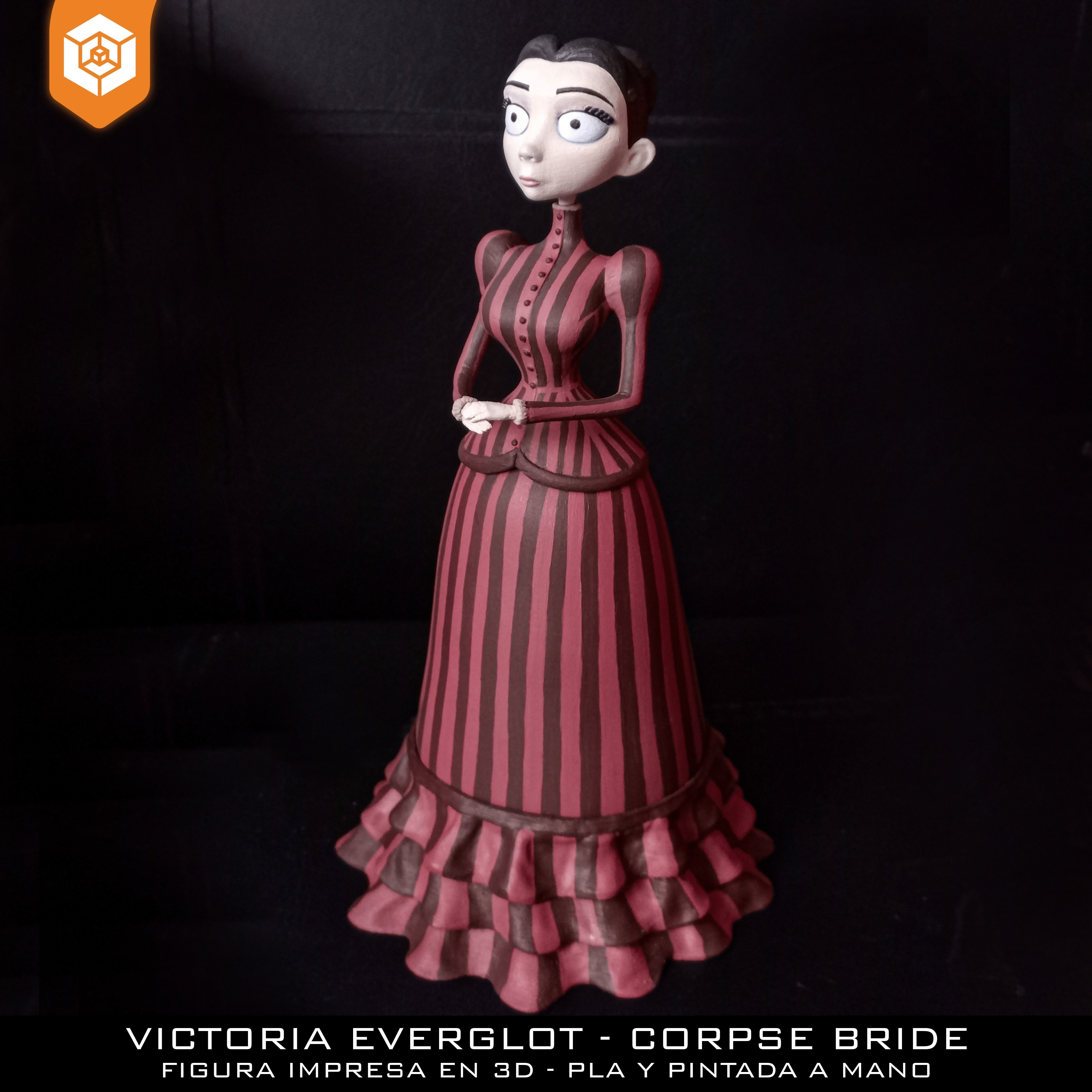 Victoria Everglot - Corpse Bride 3D model 3D printable | CGTrader