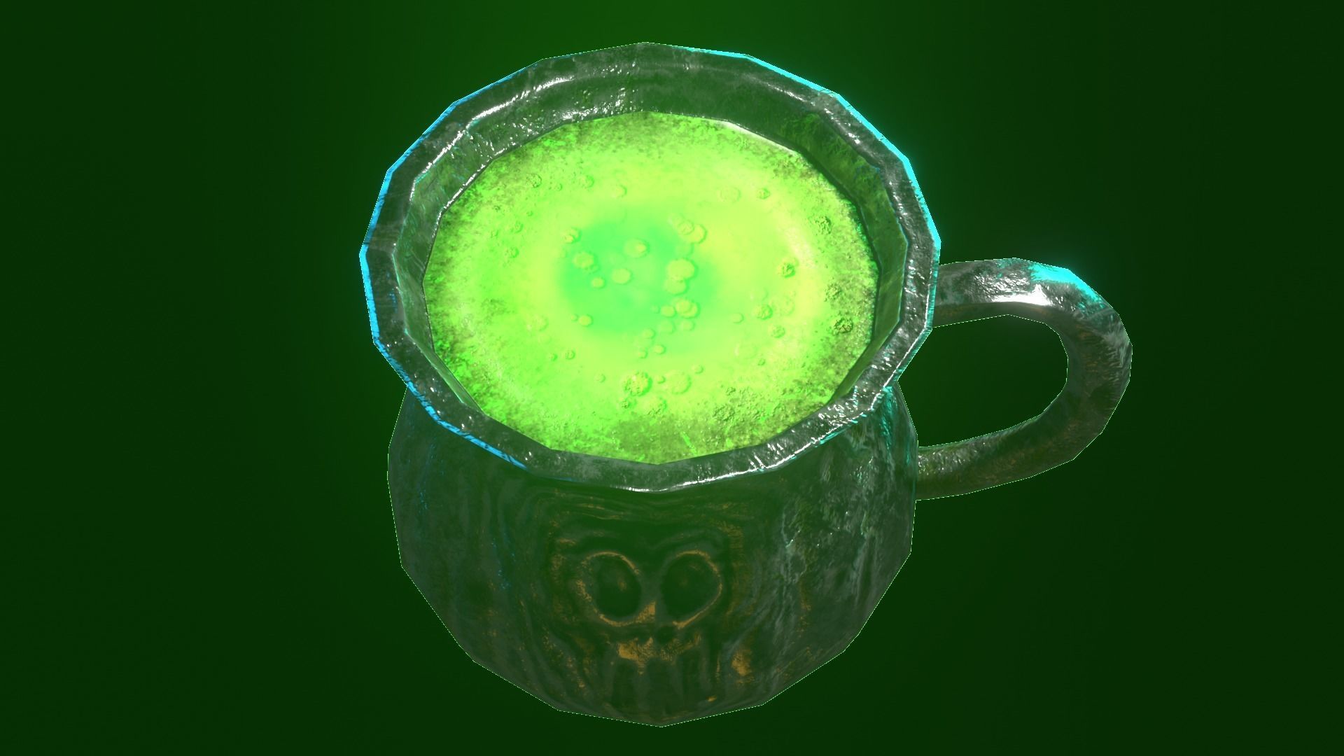 Stylize Iron Jug free VR / AR / low-poly 3D model | CGTrader