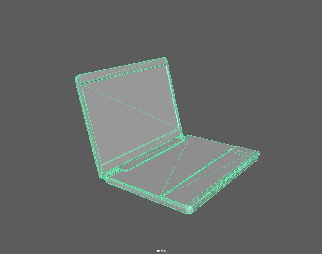Laptop Computer - gmae ready free model free VR / AR / low-poly 3D ...