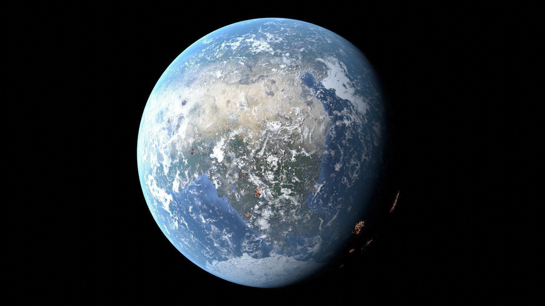 Procedural Planet Generator V2 With Texture Generation Export 3D model ...