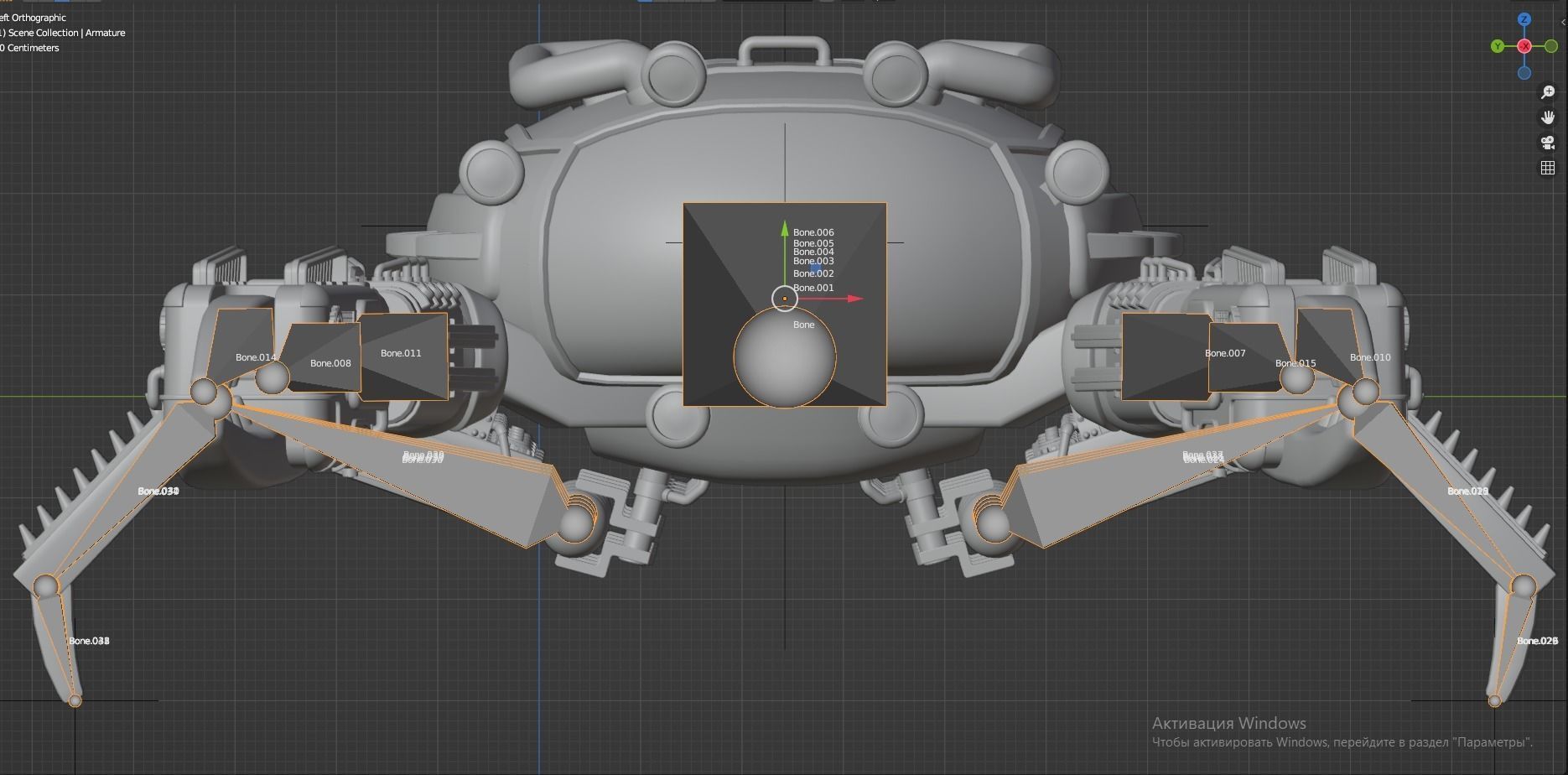 Robot lobster 3D model rigged | CGTrader