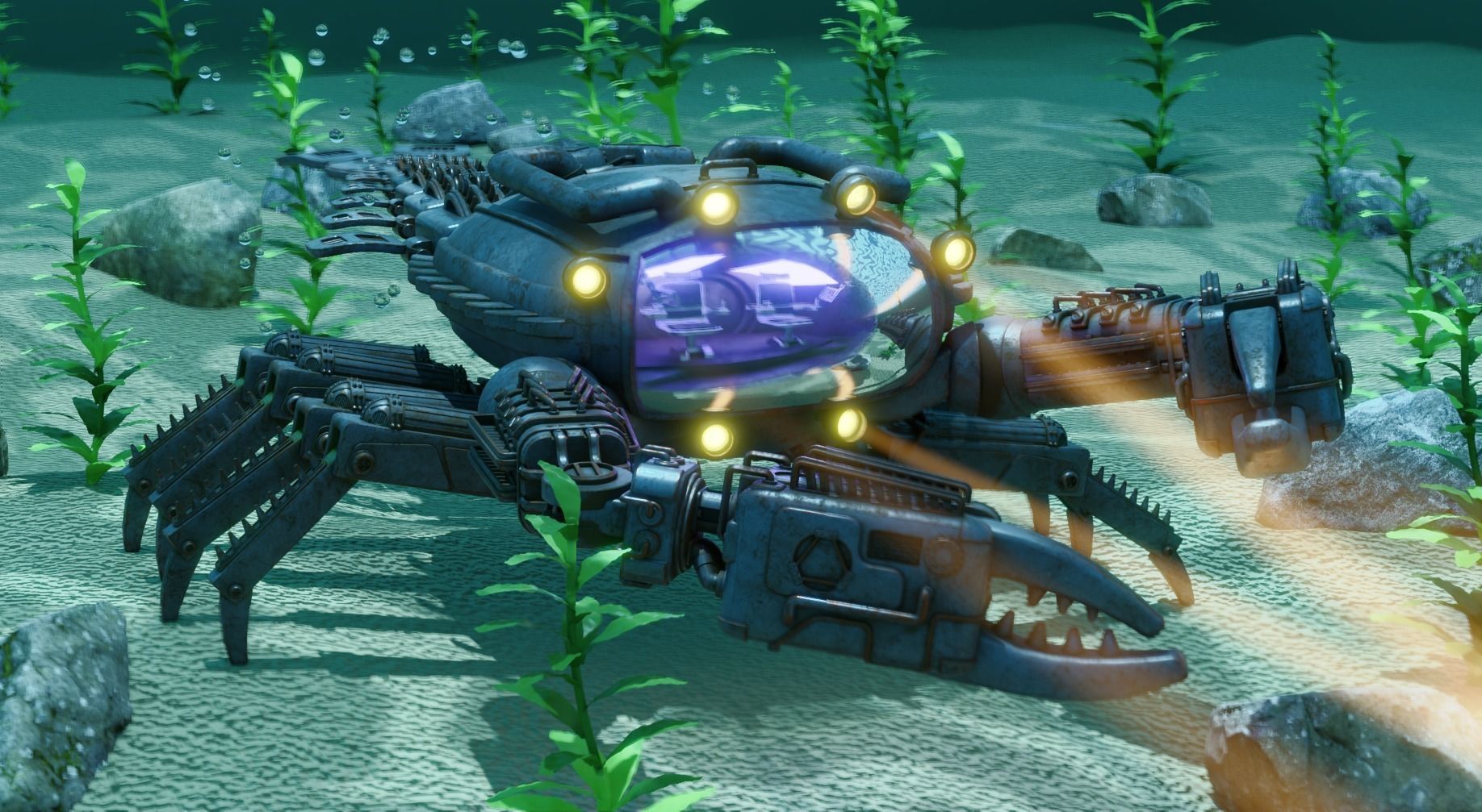 Robot lobster 3D model rigged | CGTrader