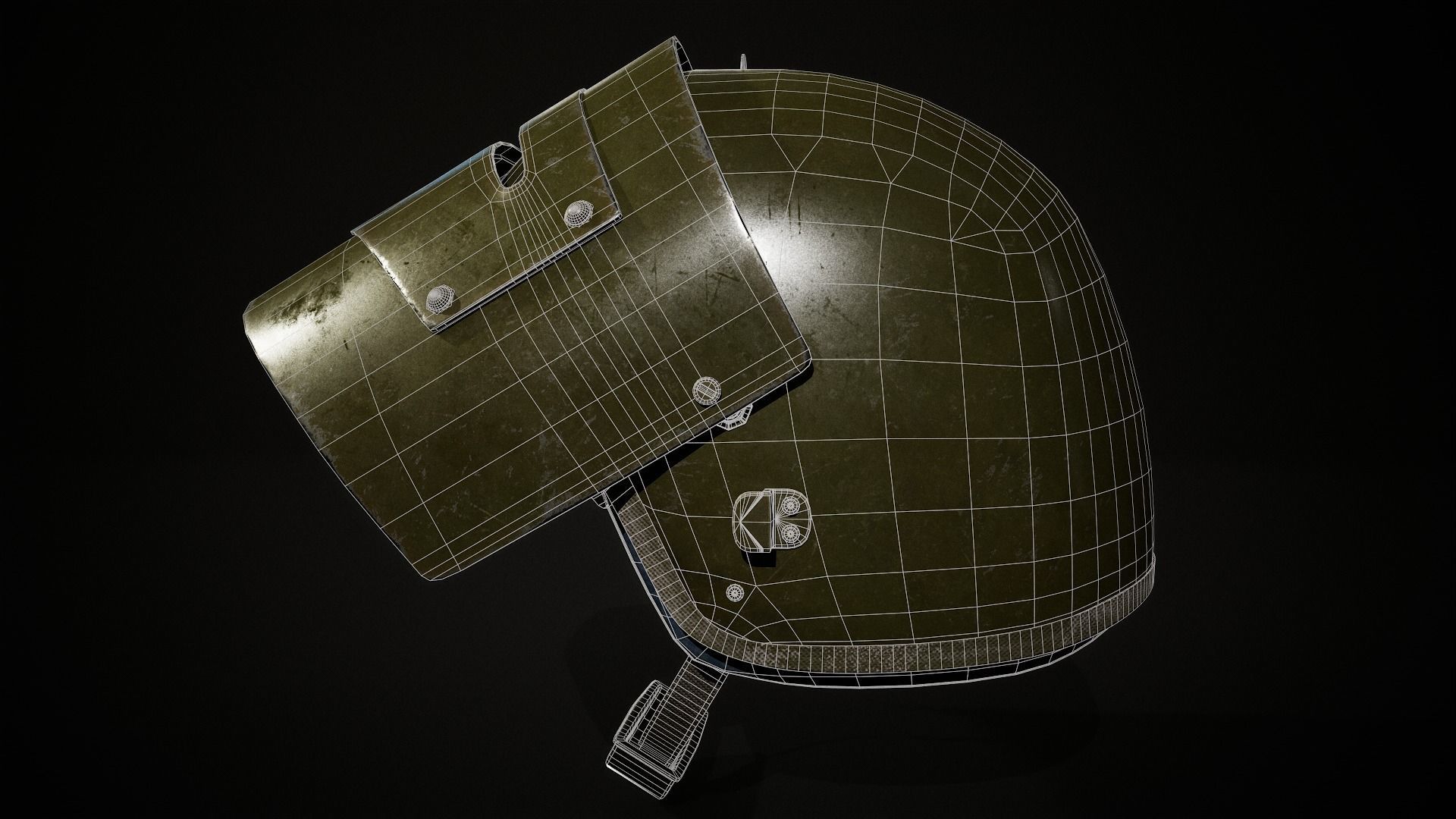 3D model Sh-Maska Helmet VR / AR / low-poly | CGTrader