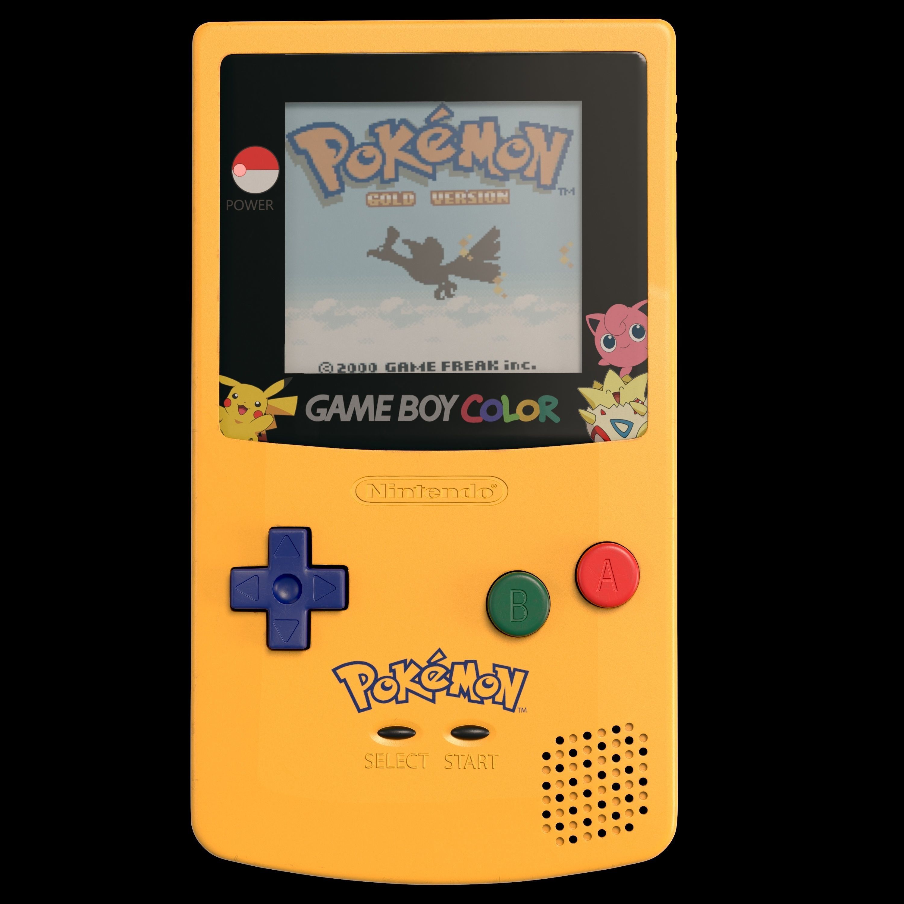 3D model Game Boy Color - Limited Pokemon Edition VR / AR / low-poly ...
