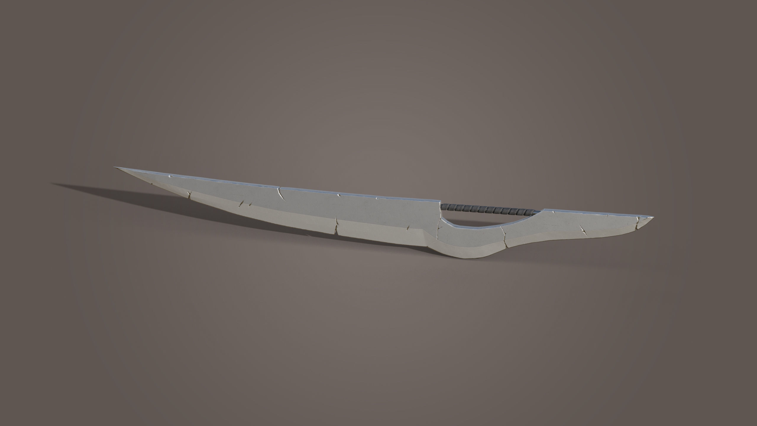 3D model Low poly long bladed sword VR / AR / low-poly | CGTrader