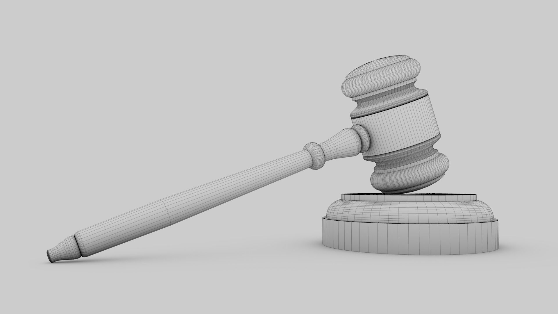Gavel 3D model | CGTrader