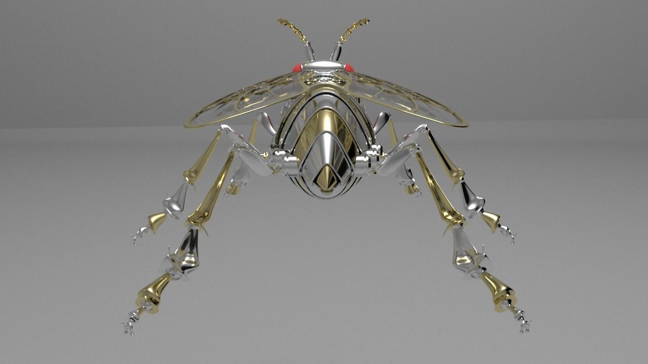Mechanical Bee 3D model | CGTrader