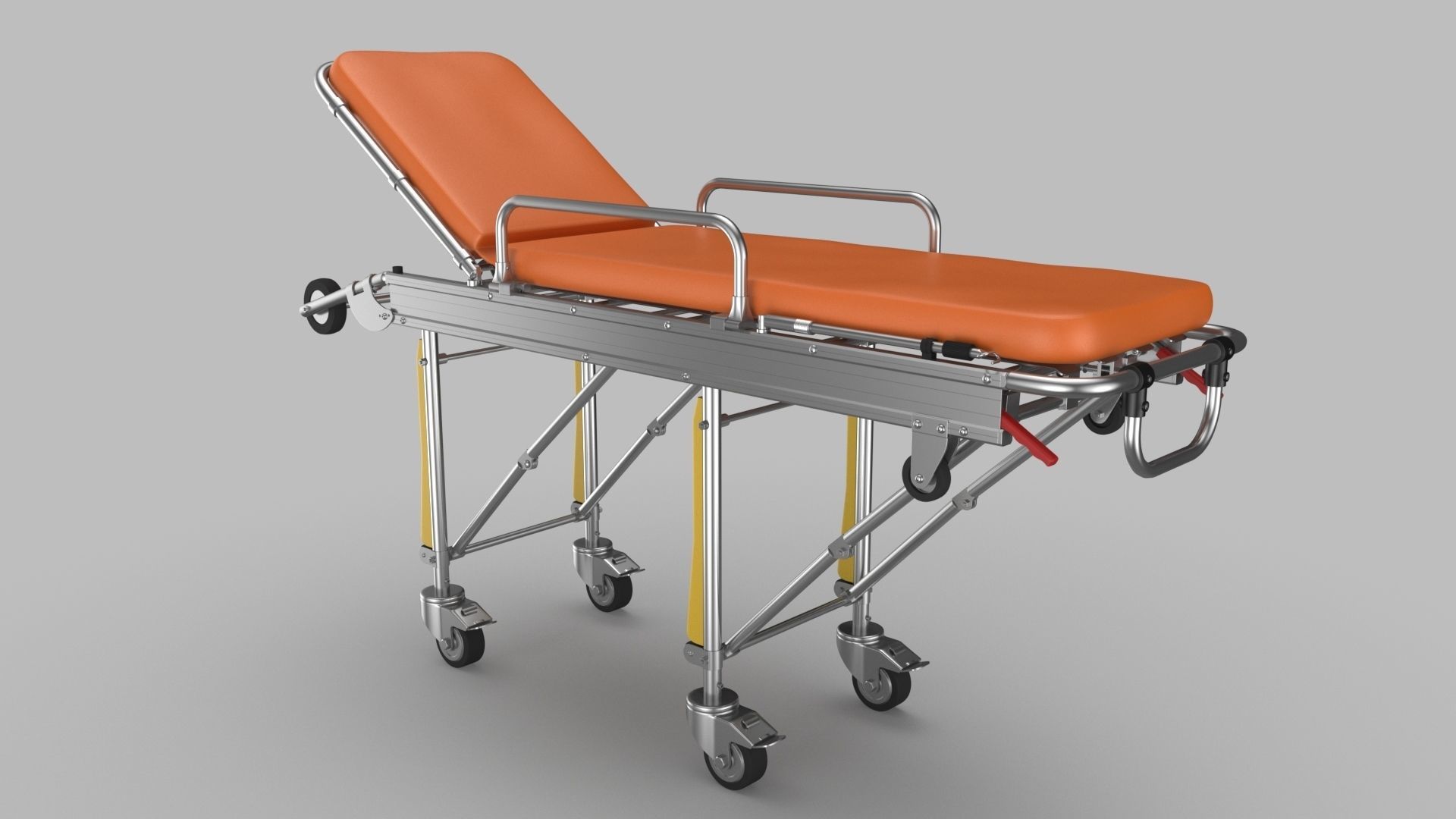 Gurney 3D model rigged | CGTrader