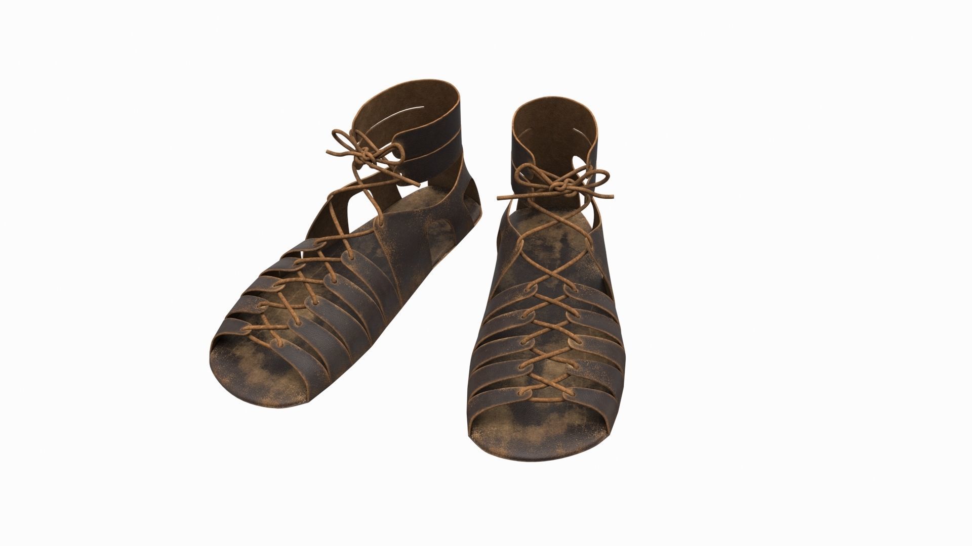 Roman legionary shoes 3D model | CGTrader