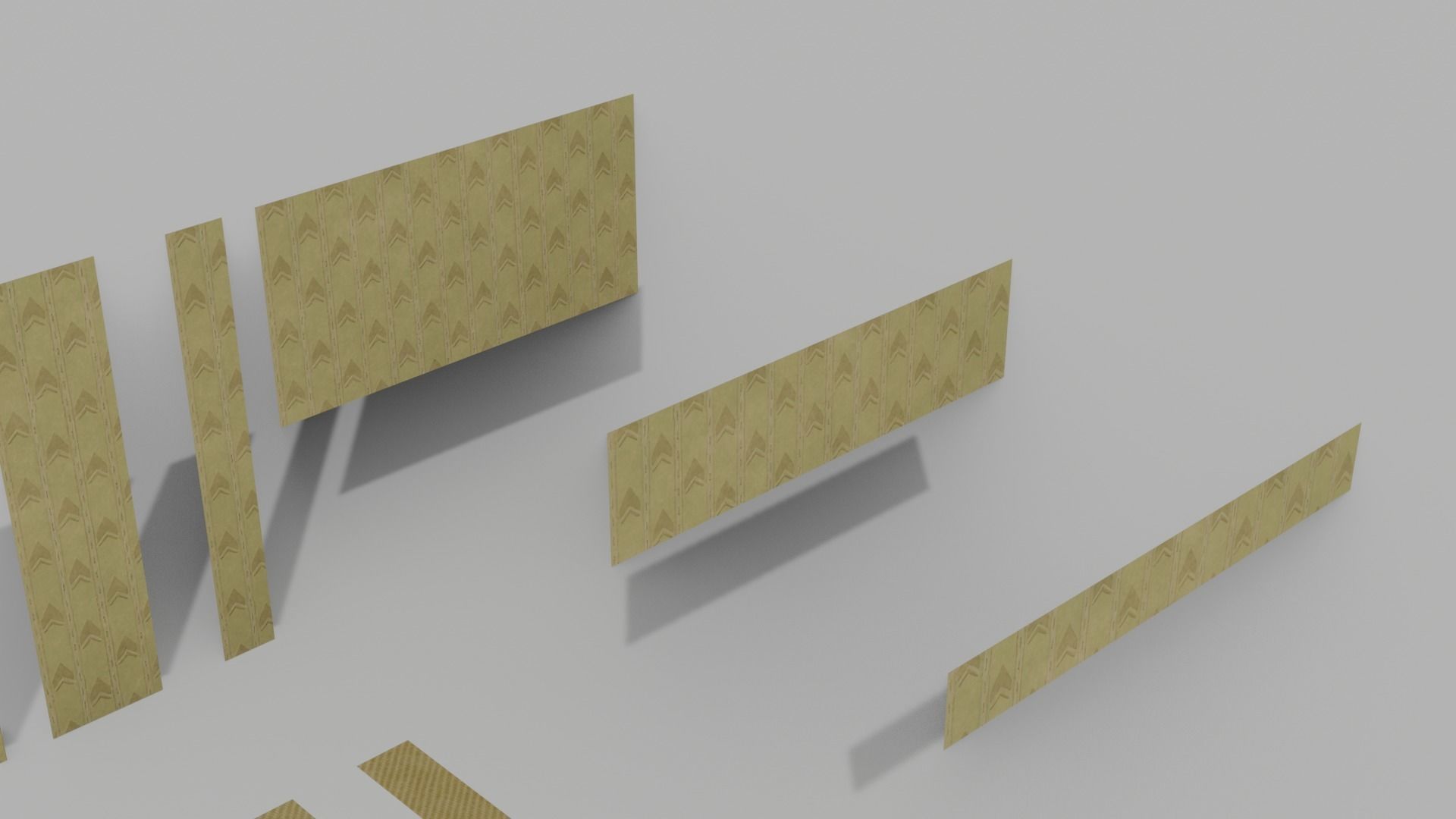 3D model Modular backrooms assets with Blender Generator VR / AR / low ...