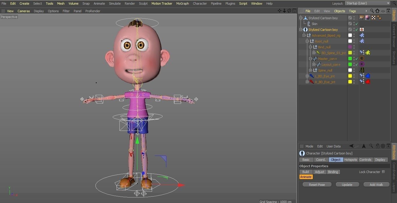 3D model Stylized Cartoon boy VR / AR / low-poly | CGTrader