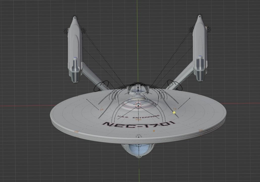 Star Trek Enterprise NCC-1701 High Poly 3D Model 3D model | CGTrader
