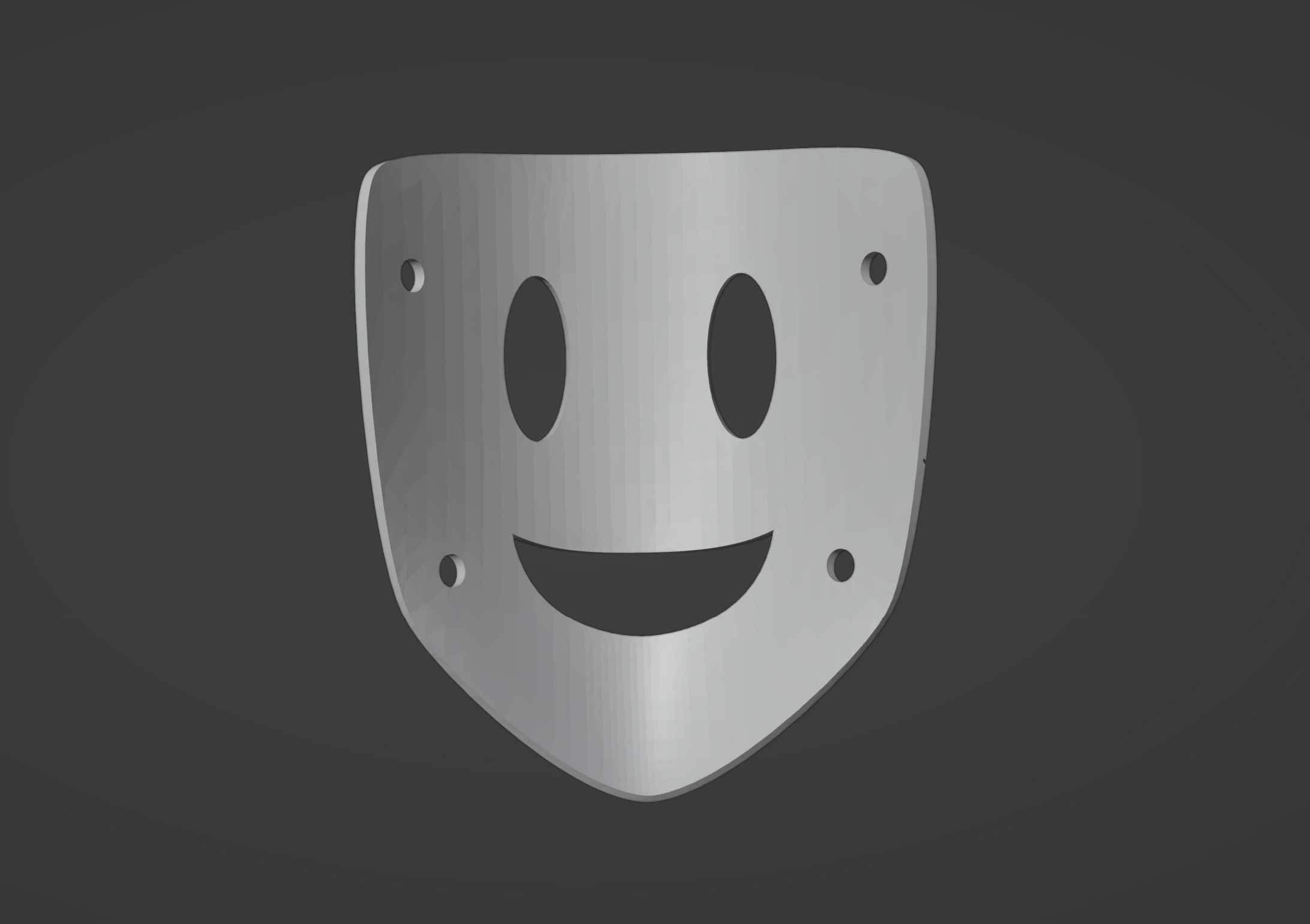 Sniper Smile Mask 3D Model Highrise 3D model 3D printable | CGTrader