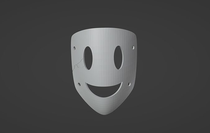 White Smiley Mask