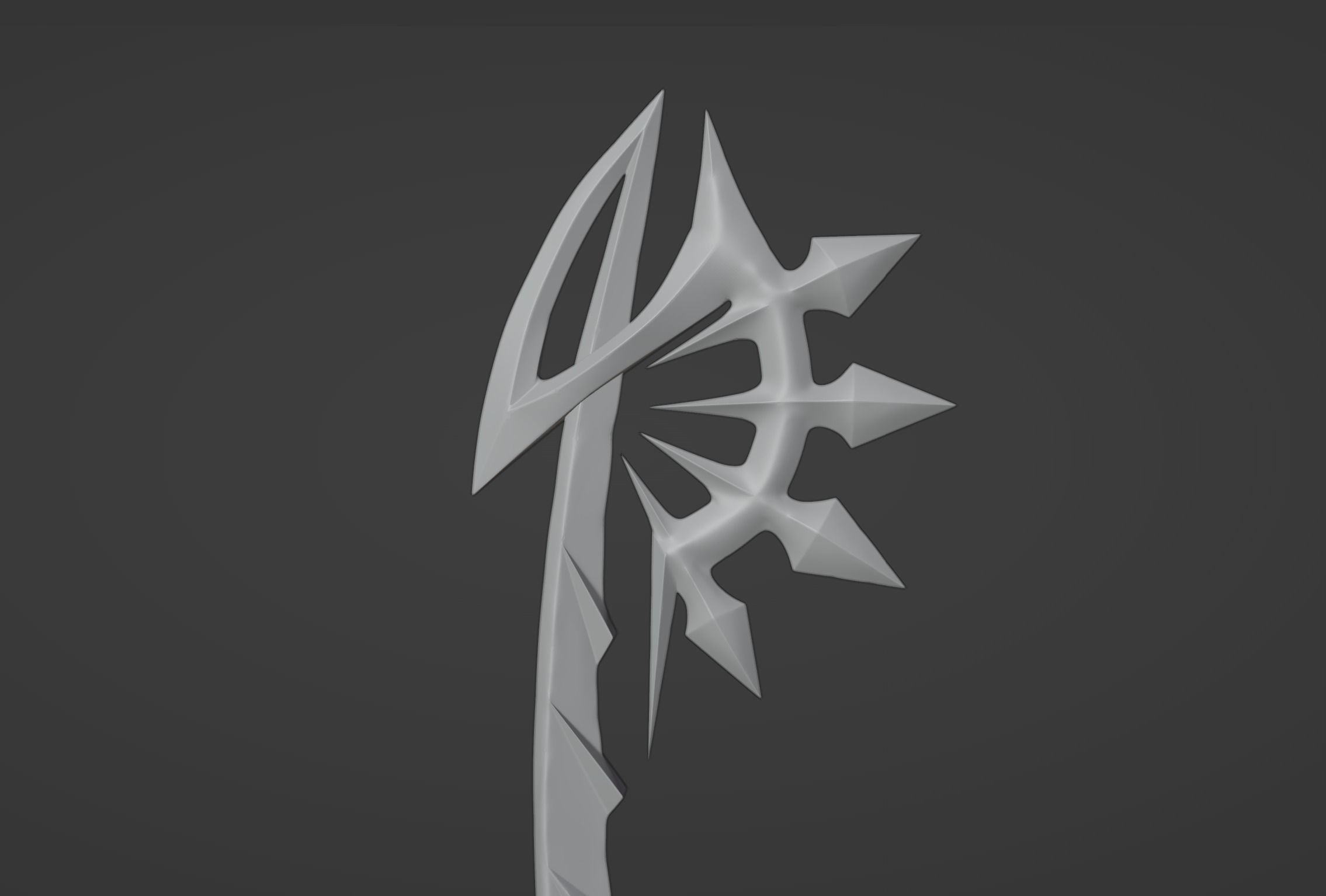 Roxas Two Become One 3D Model Kingdom Hearts 3D model 3D printable ...