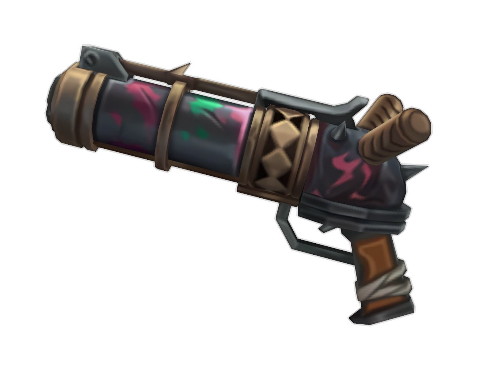 Jinx Arcane Zap Gun 3D Model League of Legends 3D model 3D printable ...