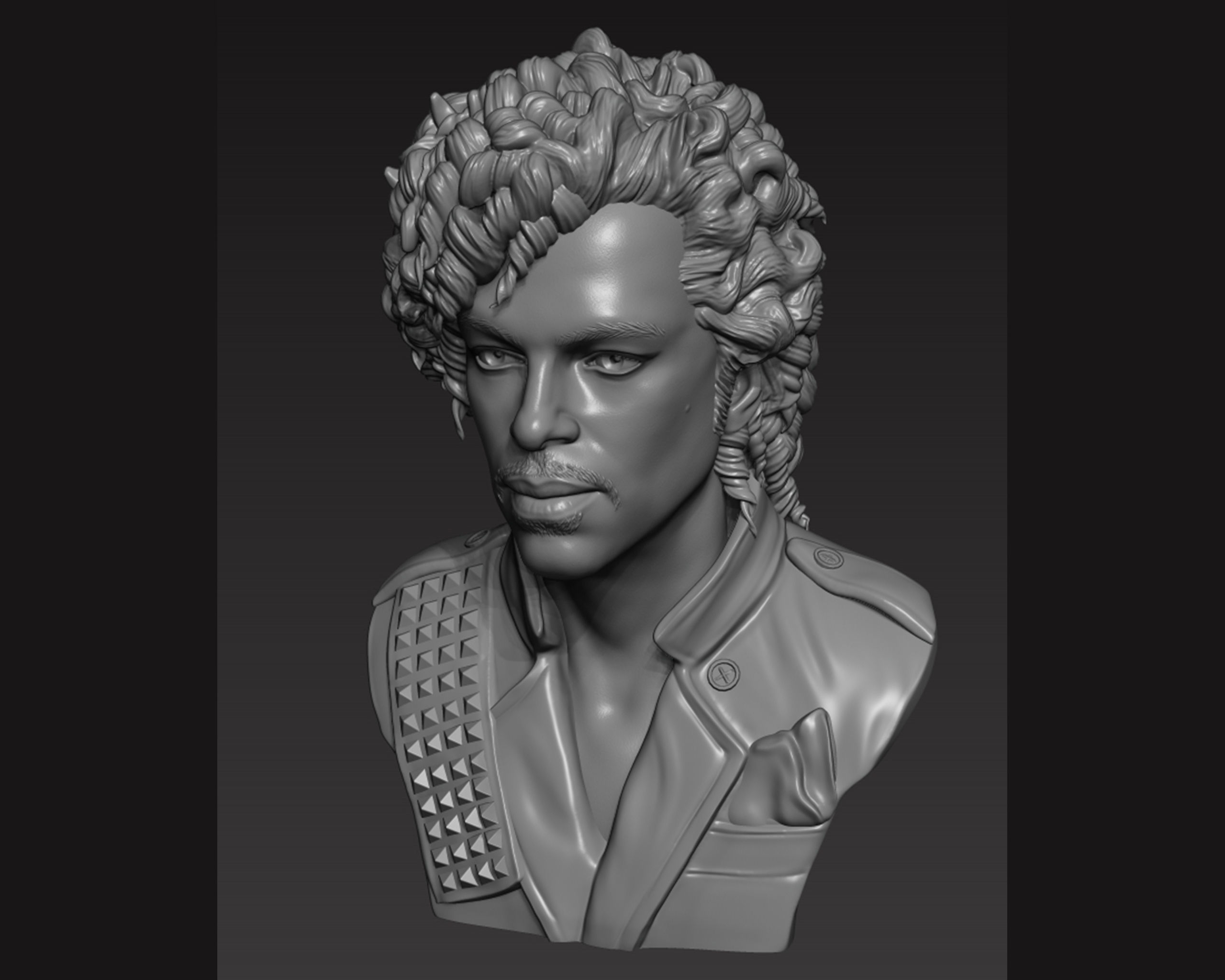 Prince portrait sculpture 3D model 3D printable | CGTrader