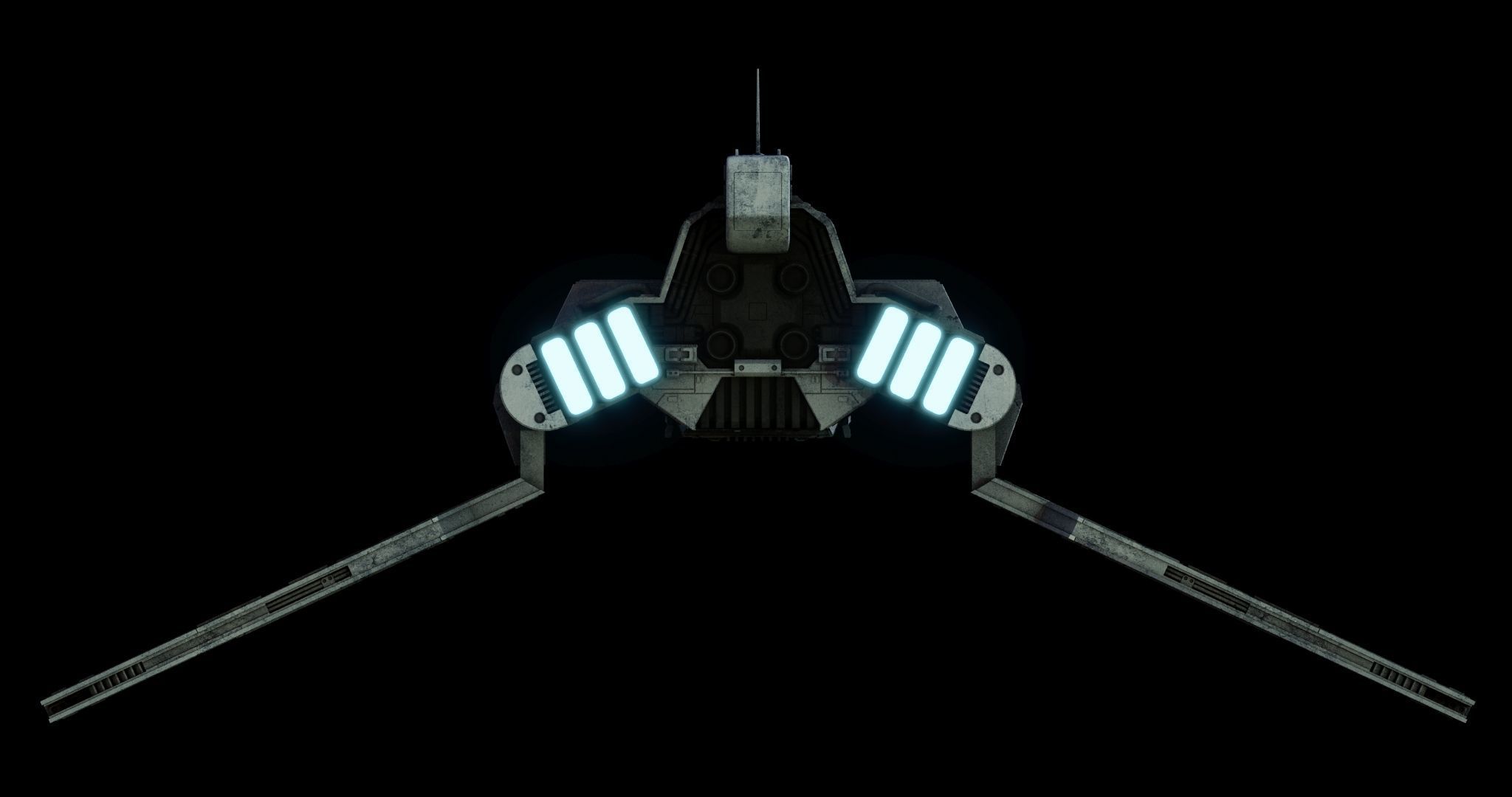 Nu-class attack shuttle - Star Wars 3D model rigged | CGTrader