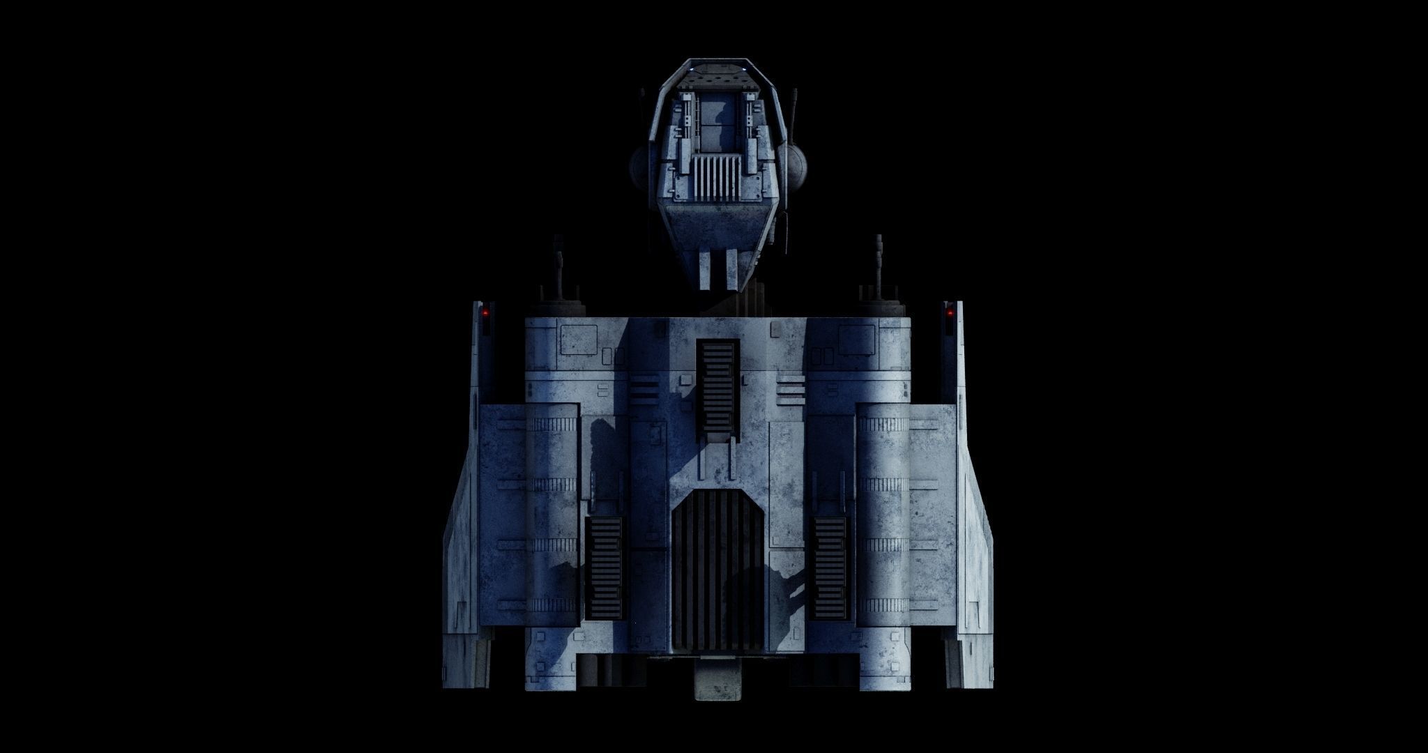 Nu-class attack shuttle - Star Wars 3D model rigged | CGTrader