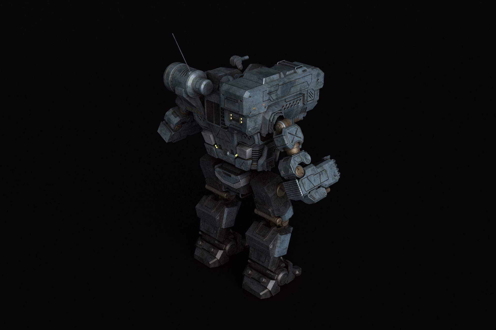 Hunchback robot 3D model 3D printable | CGTrader