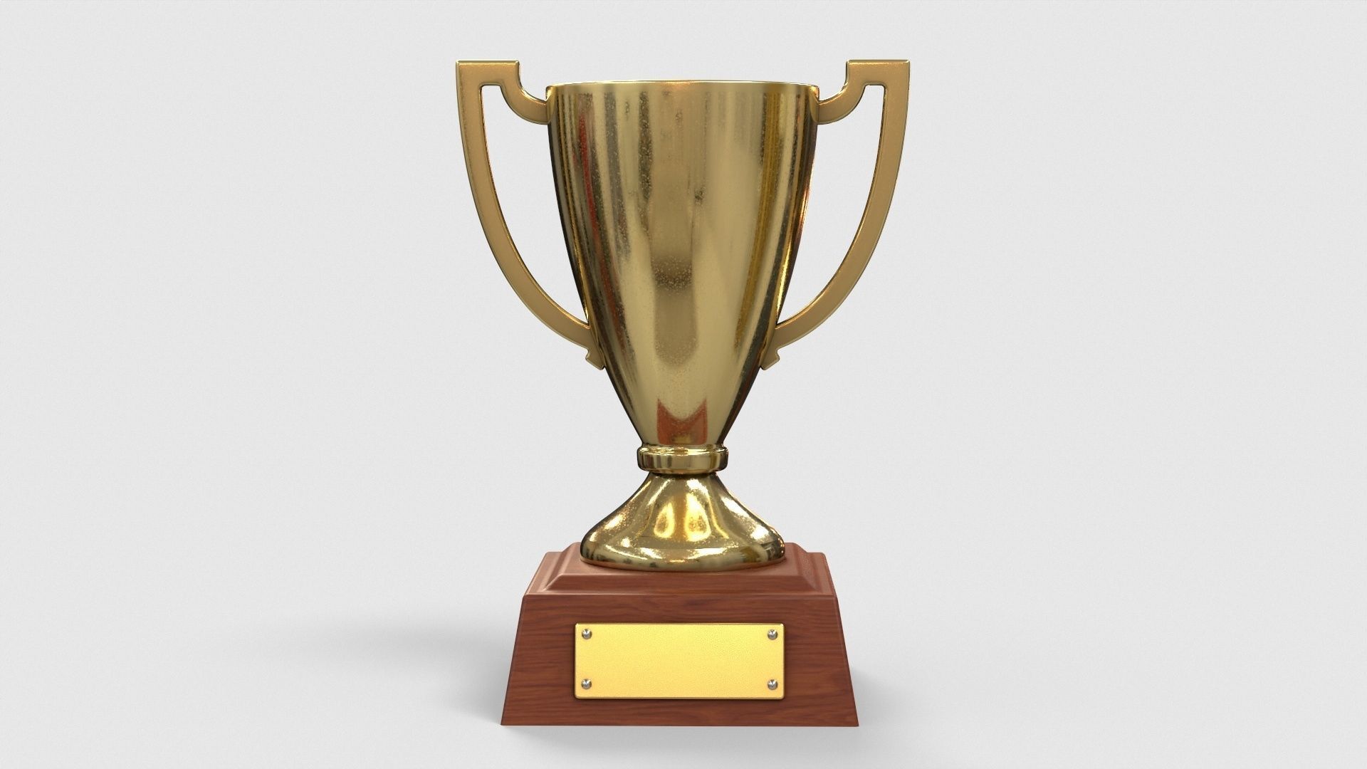 3D model Gold Trophy 2 VR / AR / low-poly | CGTrader