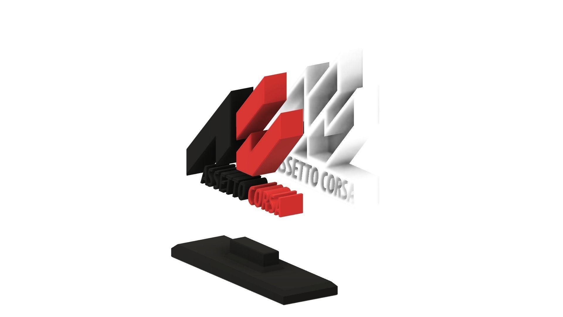 Assetto Corsa Logo 3D model 3D printable | CGTrader