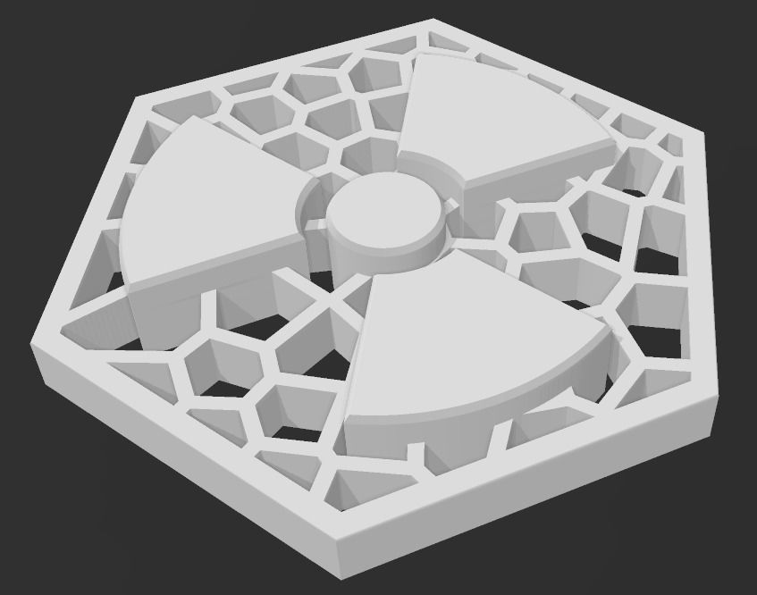 Nuclear Radiation Hazard Warning Signs 3D model 3D printable | CGTrader