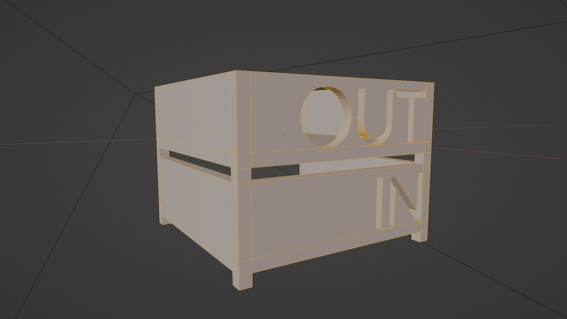 3D model In-Out Box VR / AR / low-poly | CGTrader