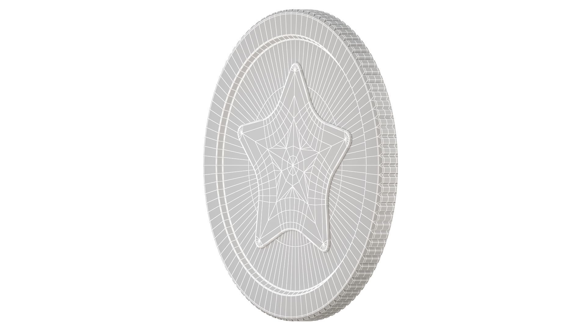 Cartoon Star Coin 3D model | CGTrader