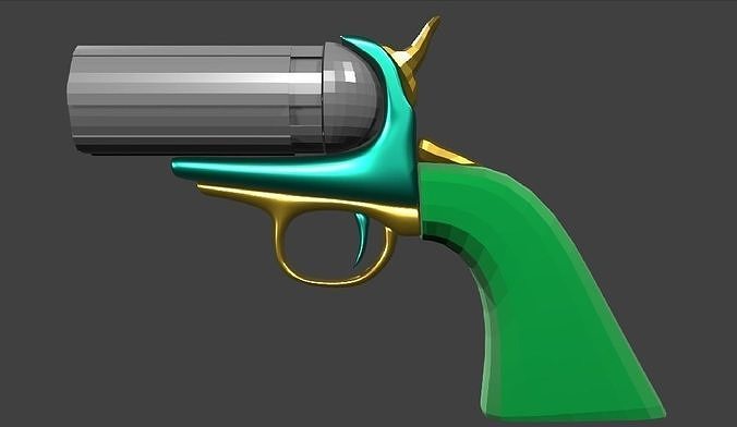 PEPPERBOX GUN 3D model | CGTrader