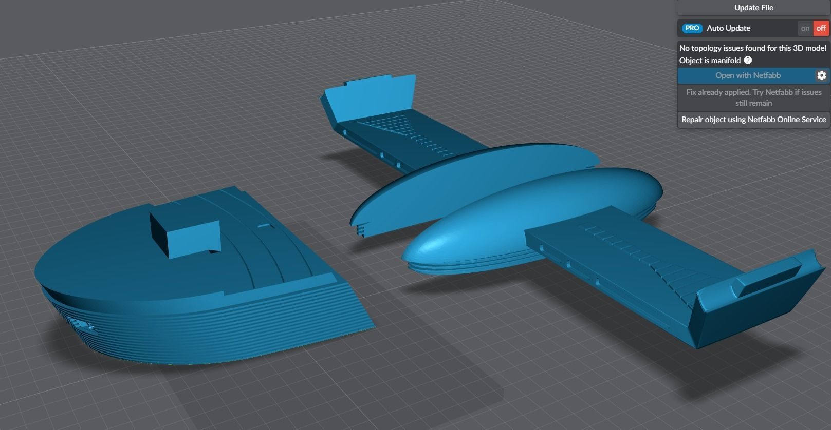 USS Excelsior Scale model 3D model 3D printable | CGTrader