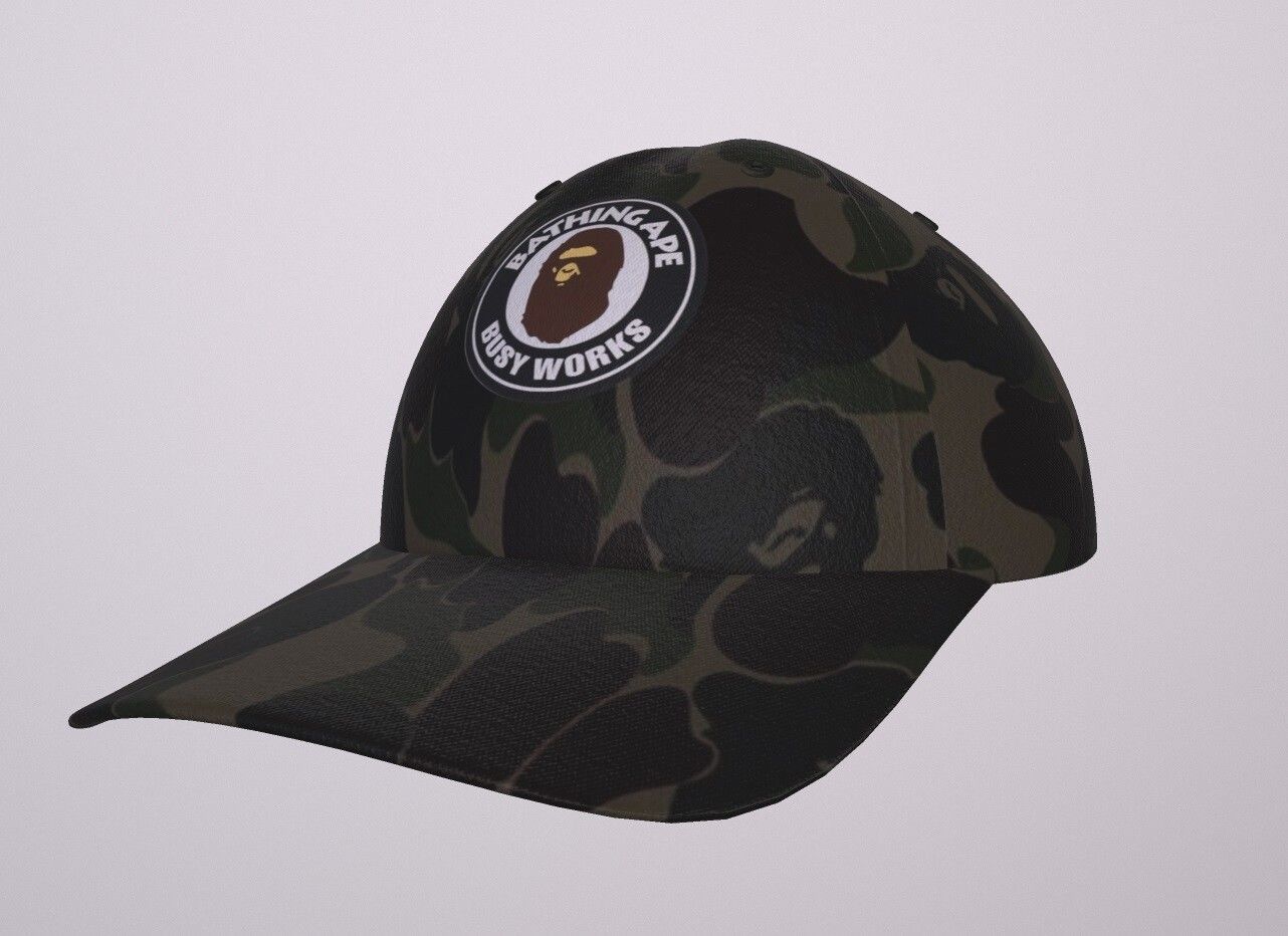 3D model BAPE CAP A BATHING APE PBR VR / AR / low-poly | CGTrader