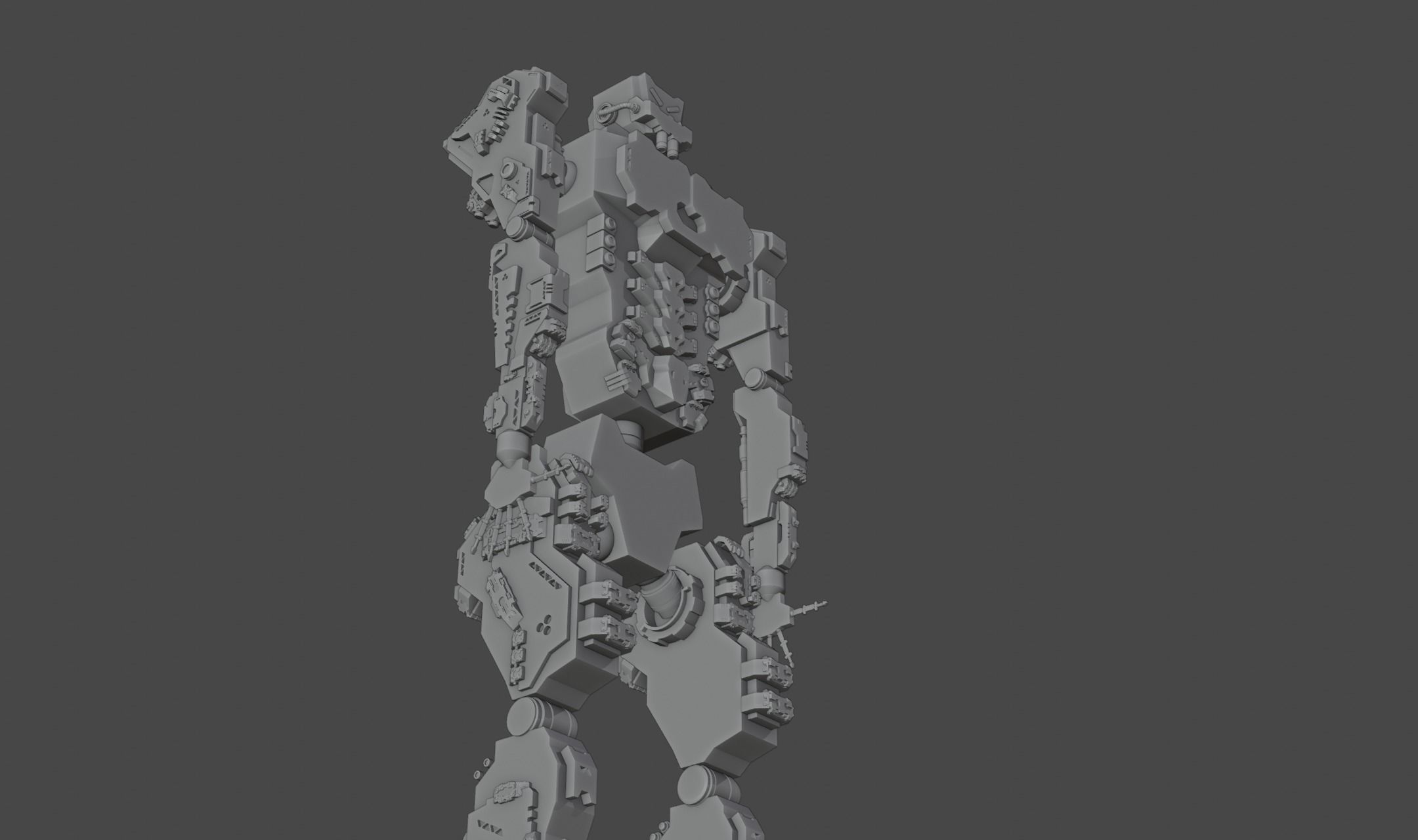 cyberpunk robot 3 3D model | CGTrader