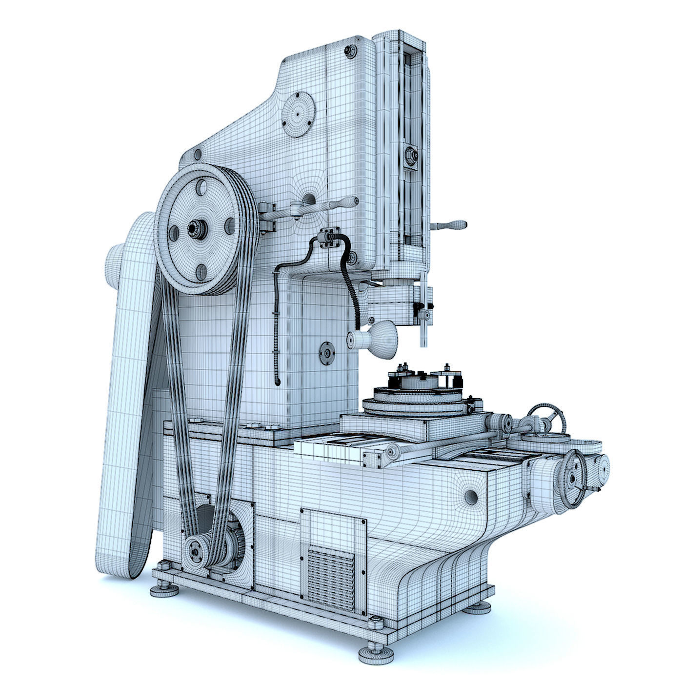 Industrial milling machine tool 7A420 3D model | CGTrader