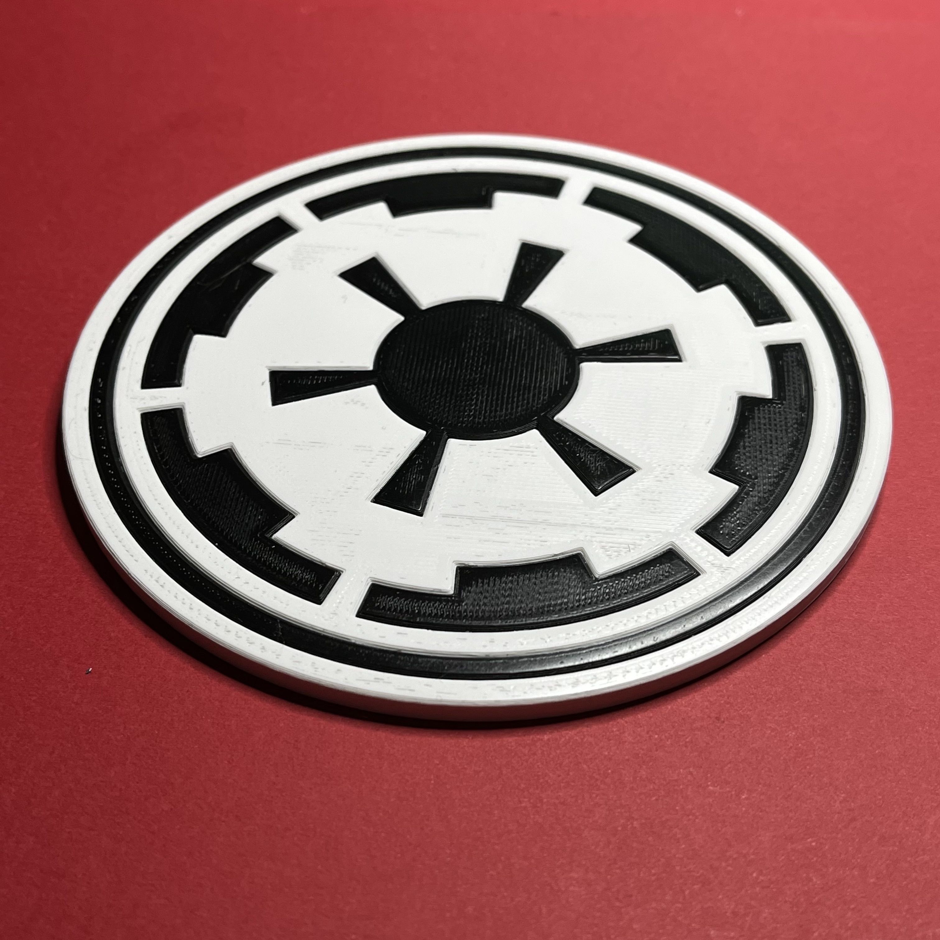 Imperial Emblem Coaster free 3D model 3D printable | CGTrader