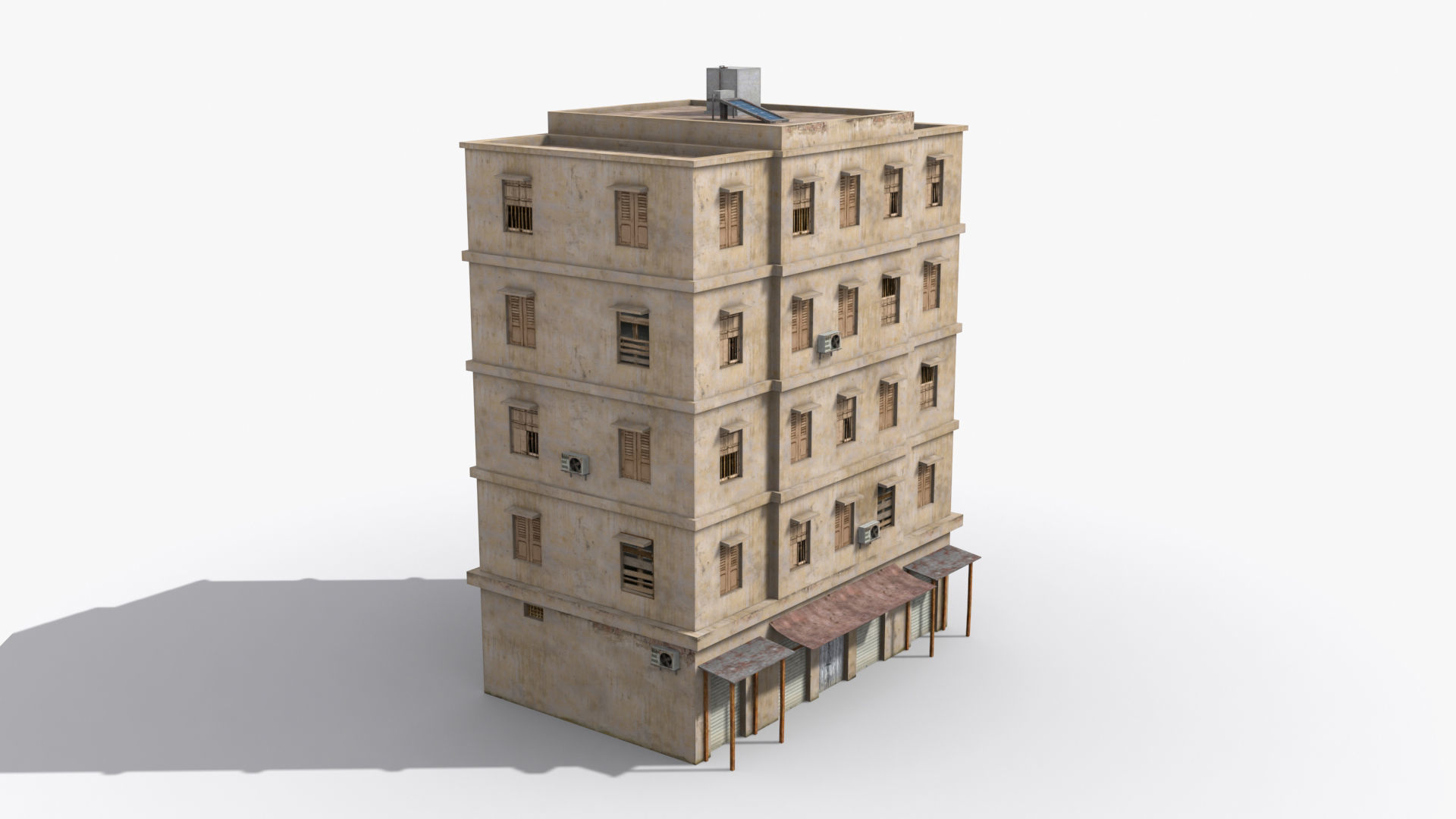 3D model Arab Middle East Building x6 VR / AR / low-poly | CGTrader