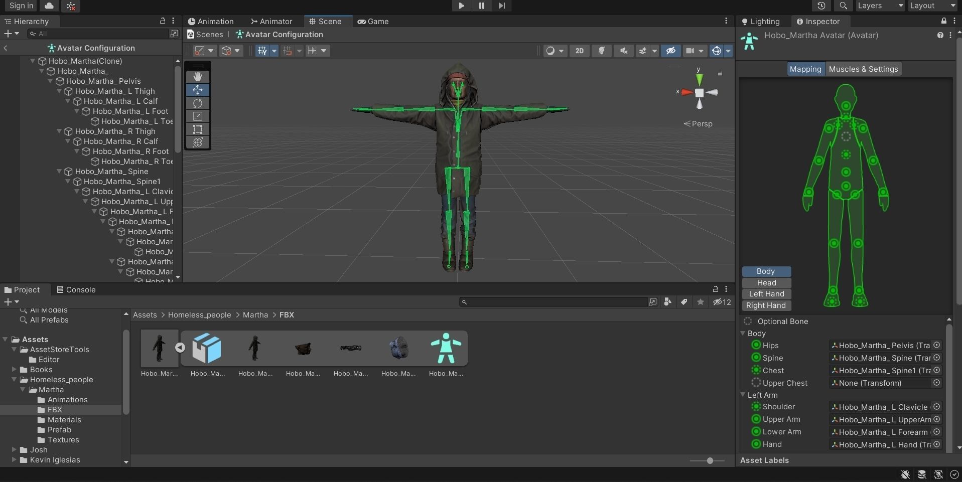 3D model Homeless person Martha VR / AR / low-poly | CGTrader