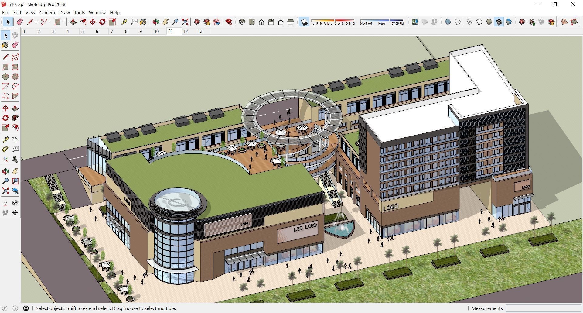 Sketchup Shopping Center G10 3D model | CGTrader