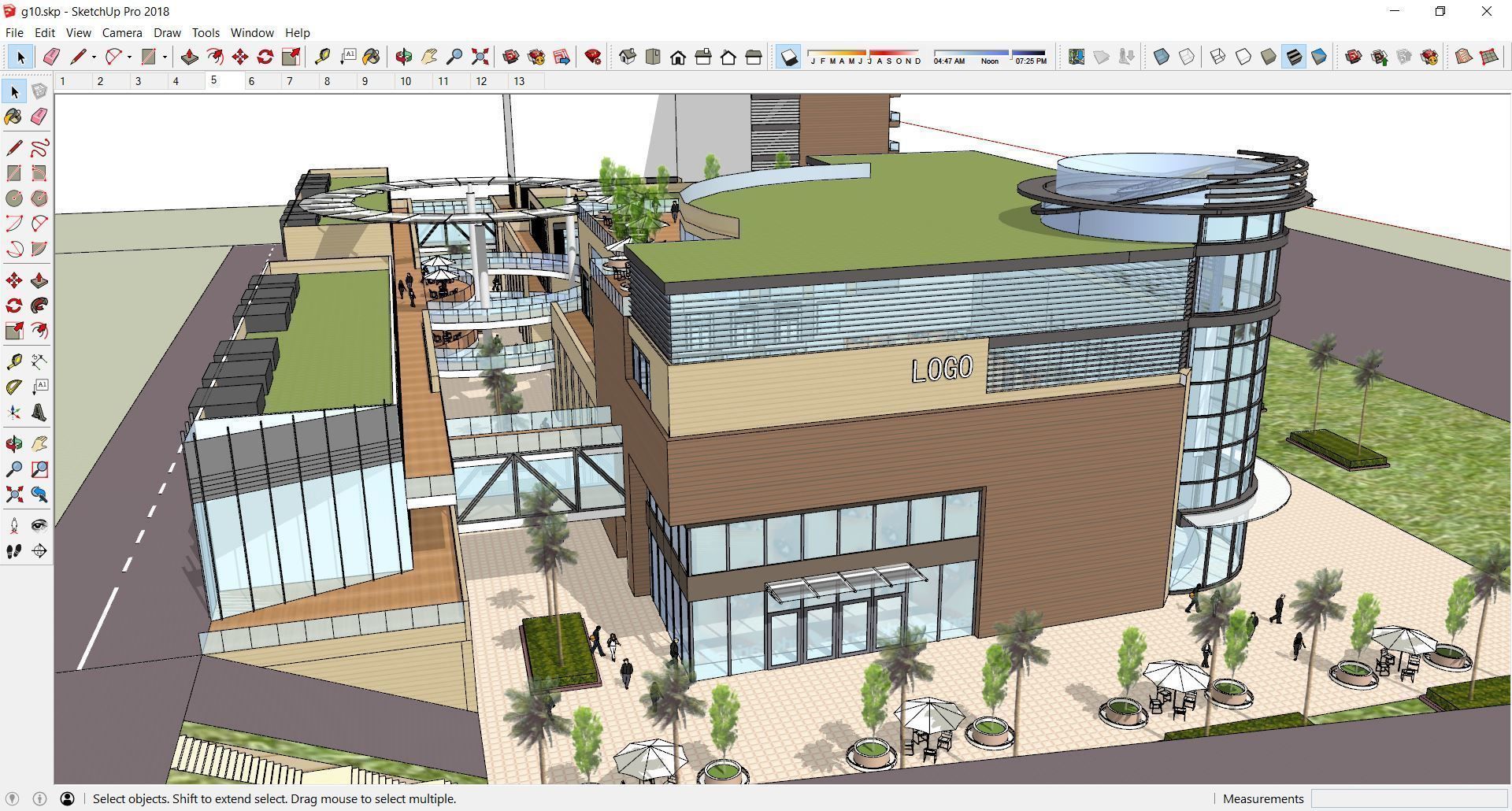 Sketchup Shopping Center G10 3D model | CGTrader