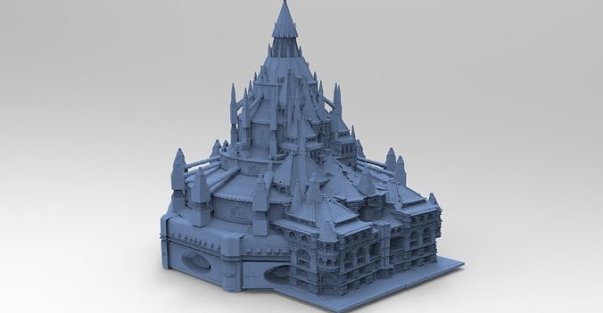 Minister for magic Grand Tower 2 3D model | CGTrader