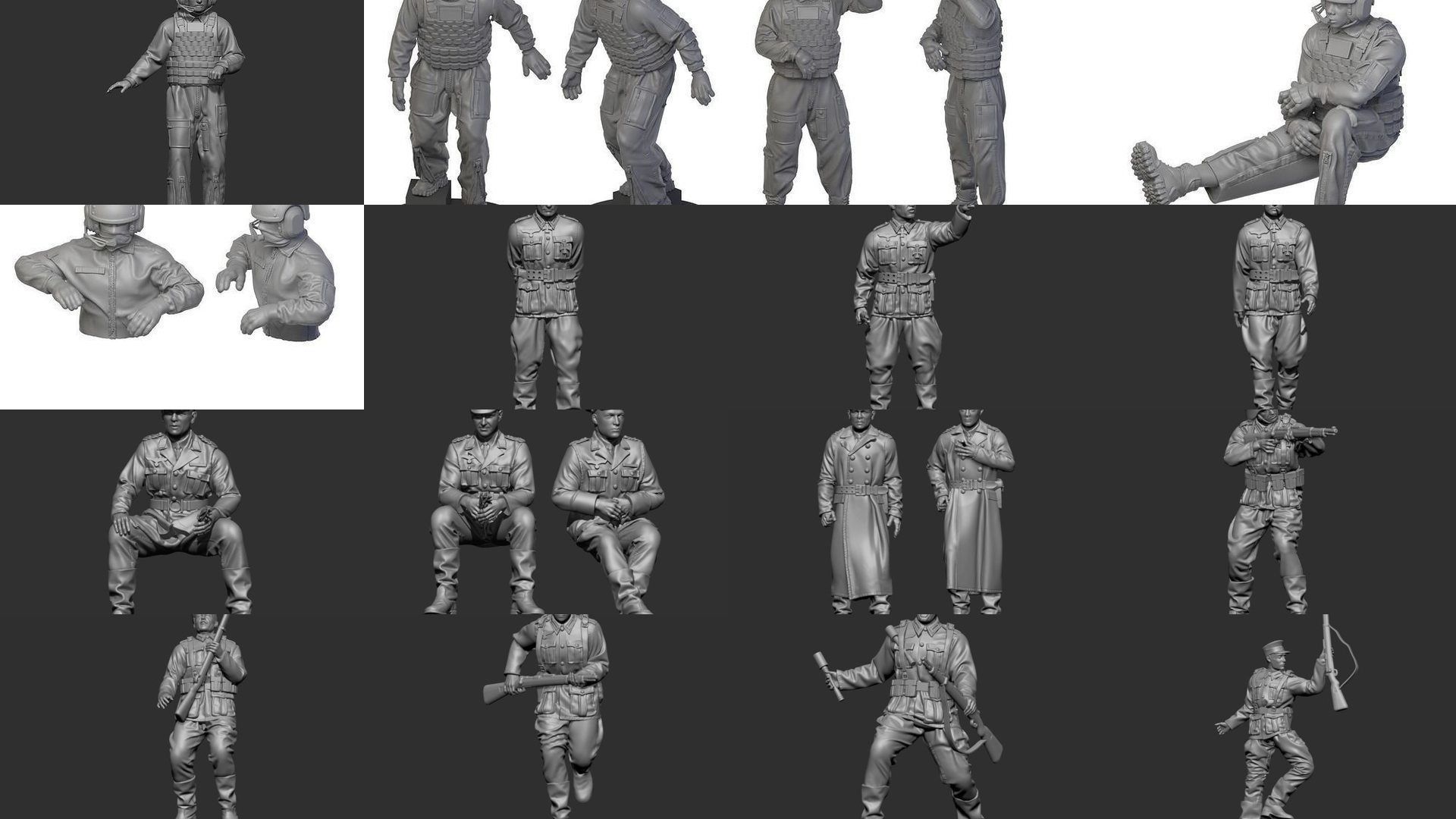 Ultimate Army soldiers Collection | CGTrader