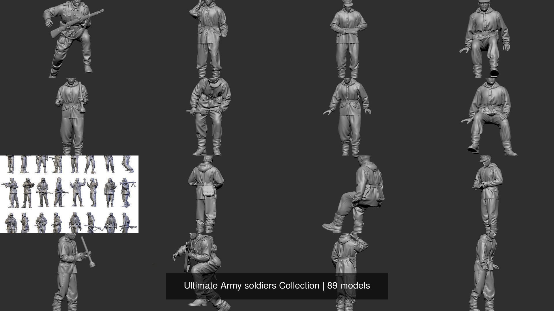 Ultimate Army soldiers Collection | CGTrader