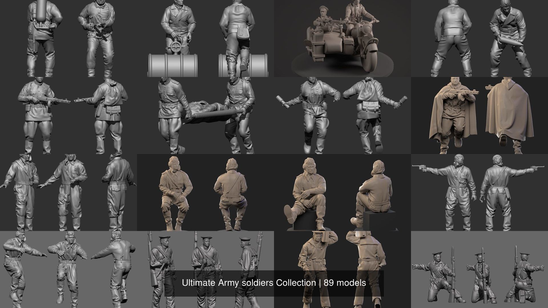 Ultimate Army soldiers Collection | CGTrader