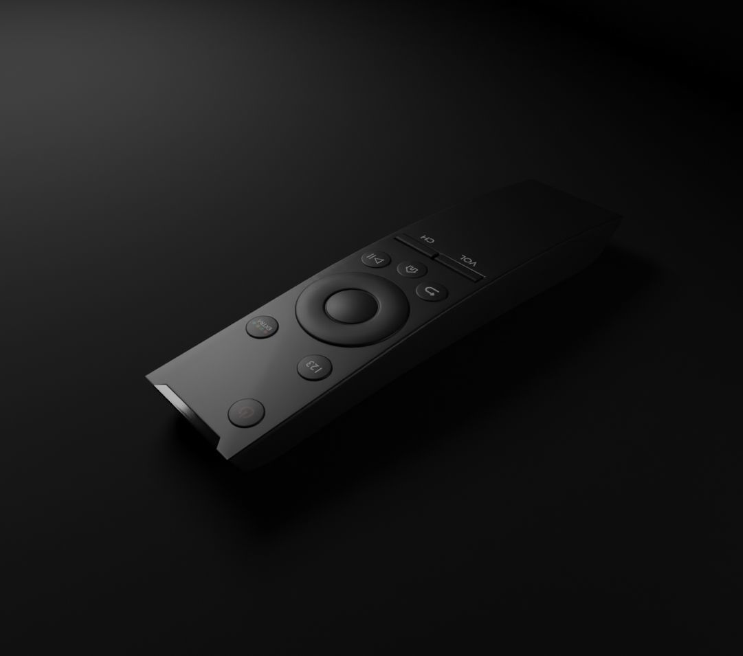 TV remote 3D model | CGTrader