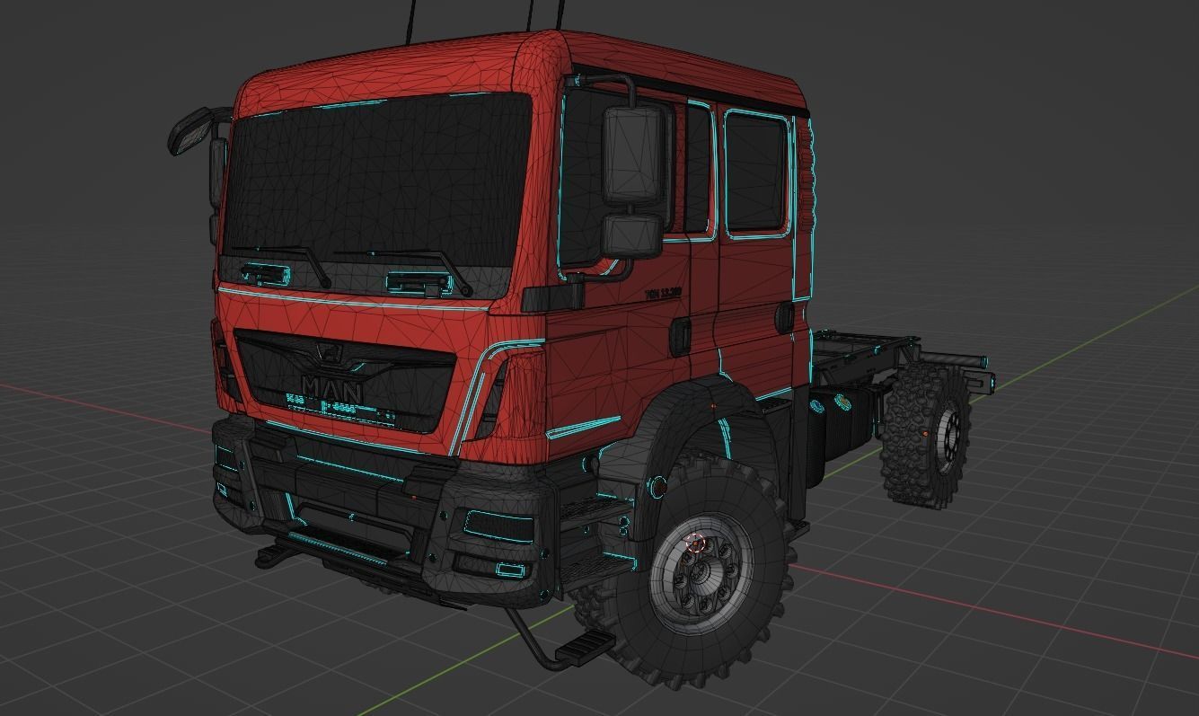 MAN TGM 13 290 3D model | CGTrader